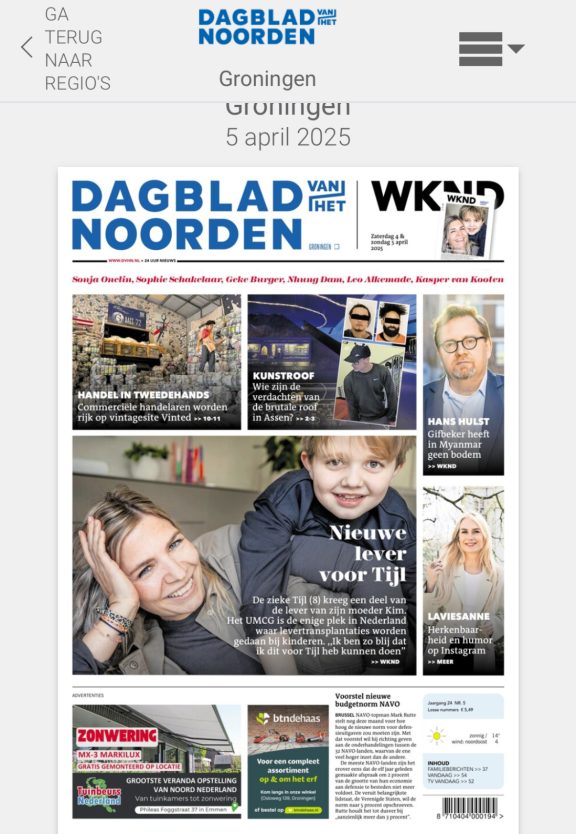 Dagblad van het Noorden stelt digitale krant open voor iedereen, na storing drukpers
