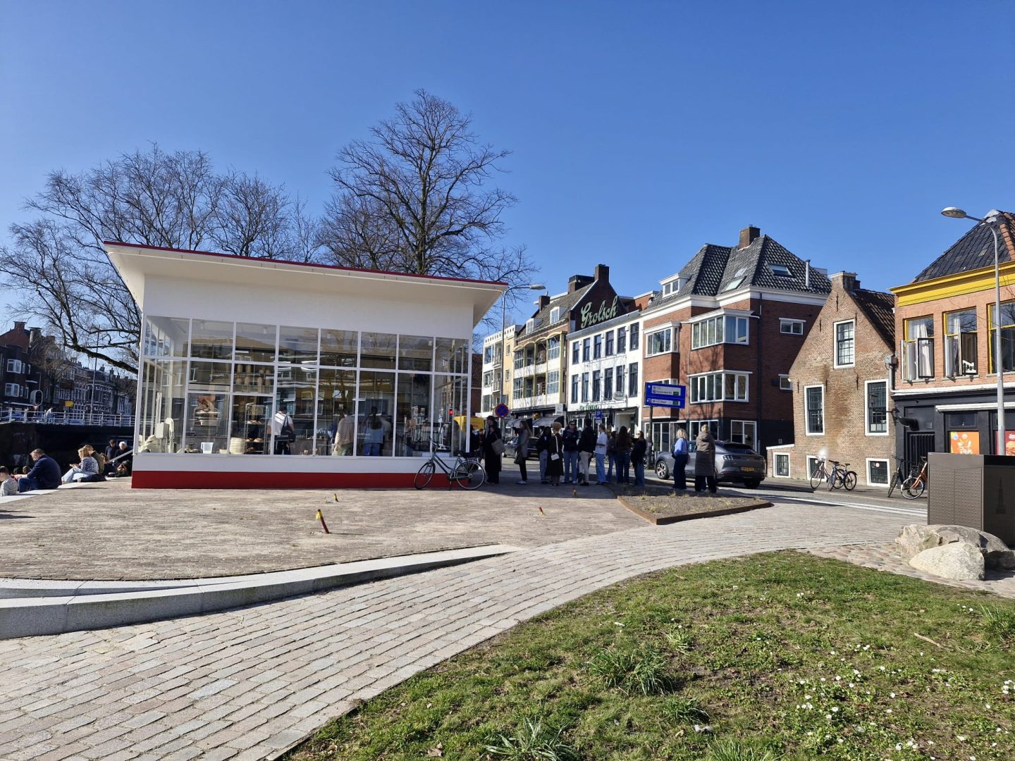 Houten vlonder Dudok aan het Diep van 6 mei tot en met 9 mei gesloten