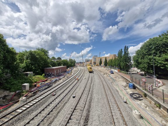 Dit zijn de nieuwe sporen bij station Groningen