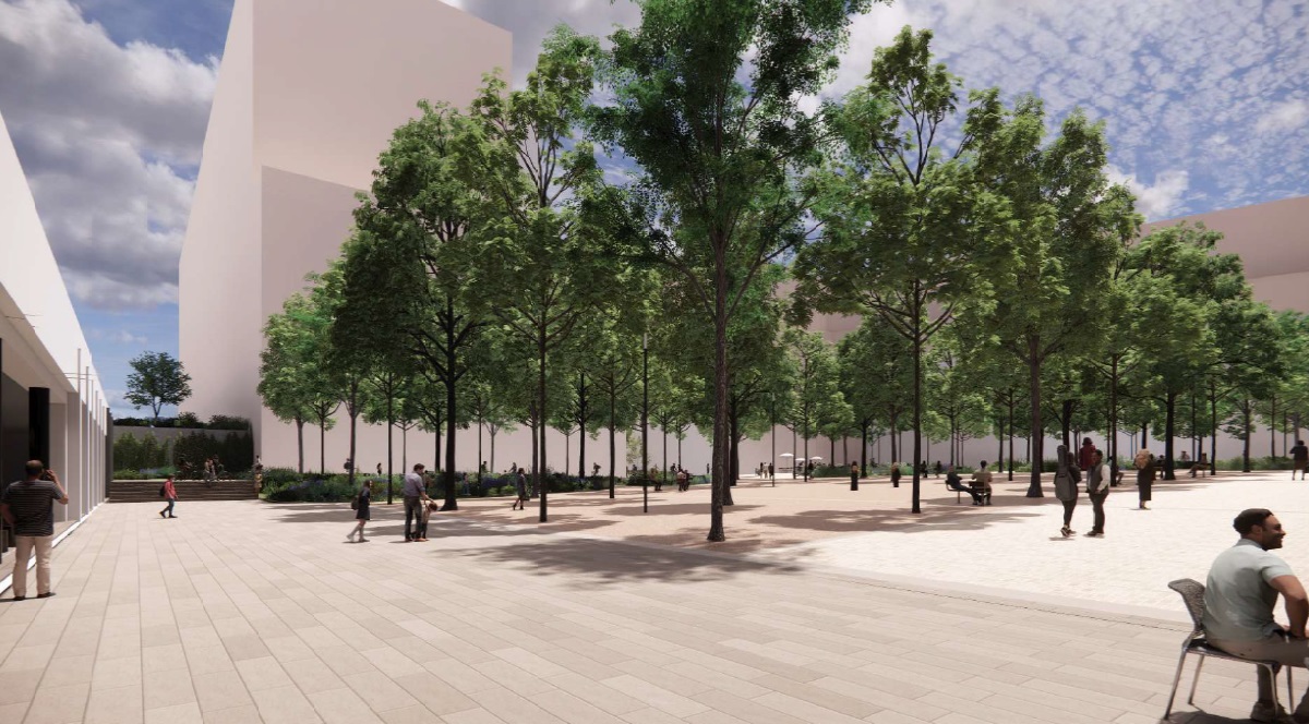 Nieuwe Zuidplein bij het station: voorlopig ontwerp gepresenteerd